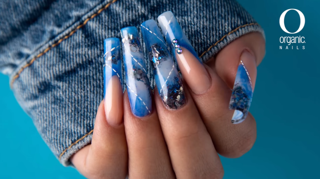 Diseños de Uñas Tendencia Denim | Organic Nails Monterrey